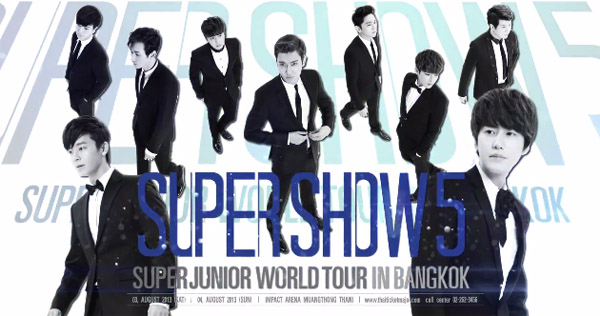 SUPER JUNIOR เรียกรวมพล E.L.F ไทยแสดงตัวด่วนที่คอนเสิร์ต Super Show 5 ...