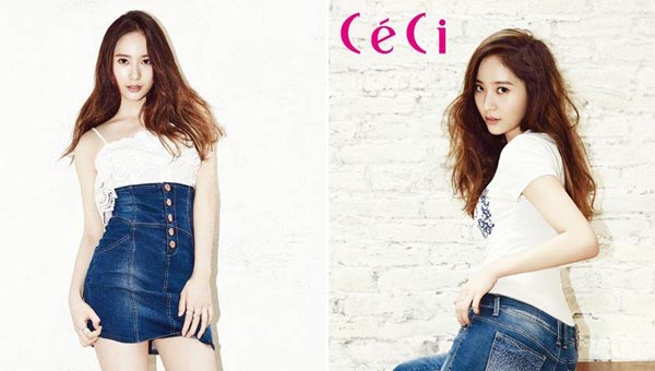 คริสตัล f(x) โชว์ความเซ็กซี่สไตล์เดนิมของเธอในนิตยสาร ‘Ceci’ - Kpop ...